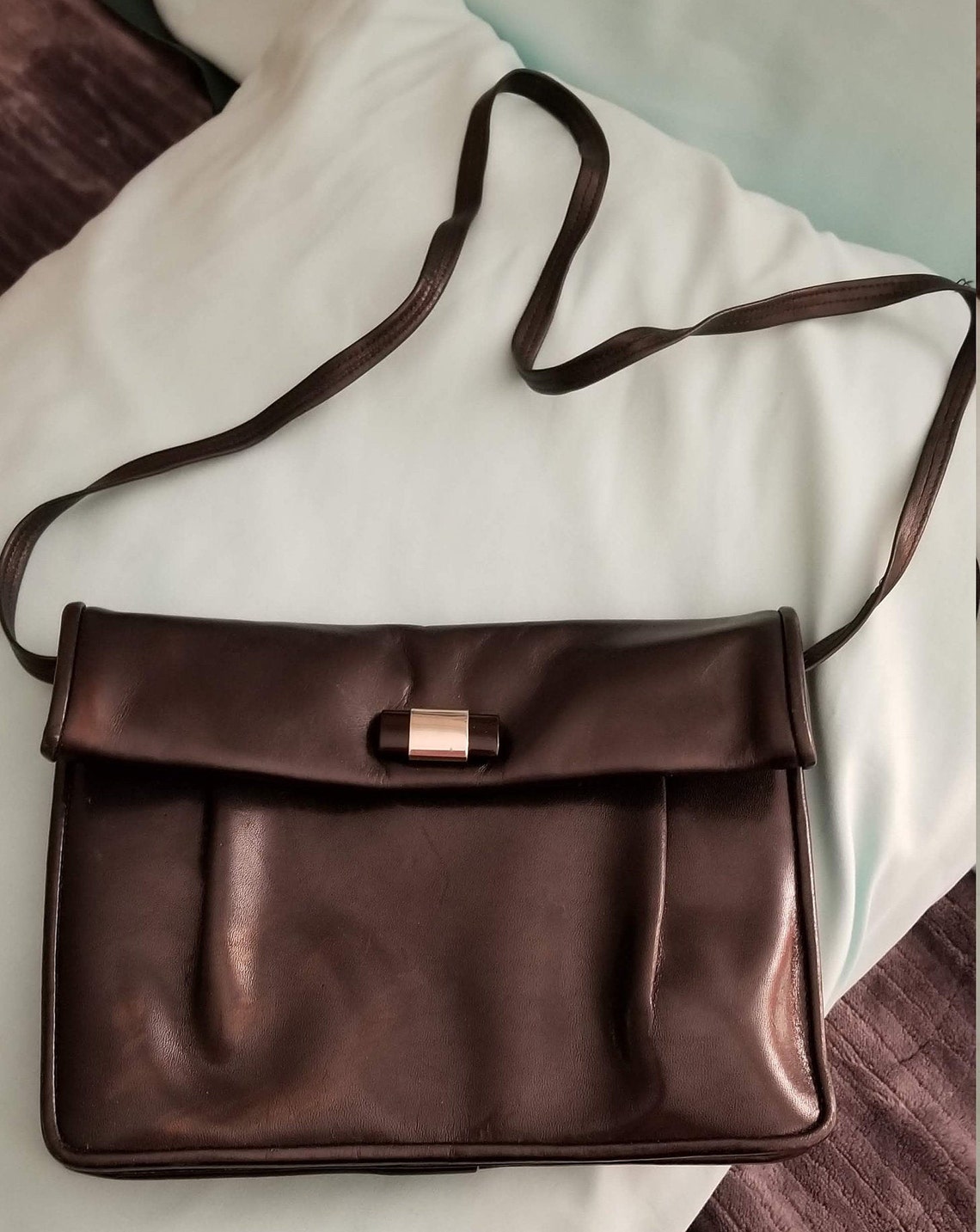 VTG Leather Purse by Myers-leather Shoulder Purse,myers Handbags ...