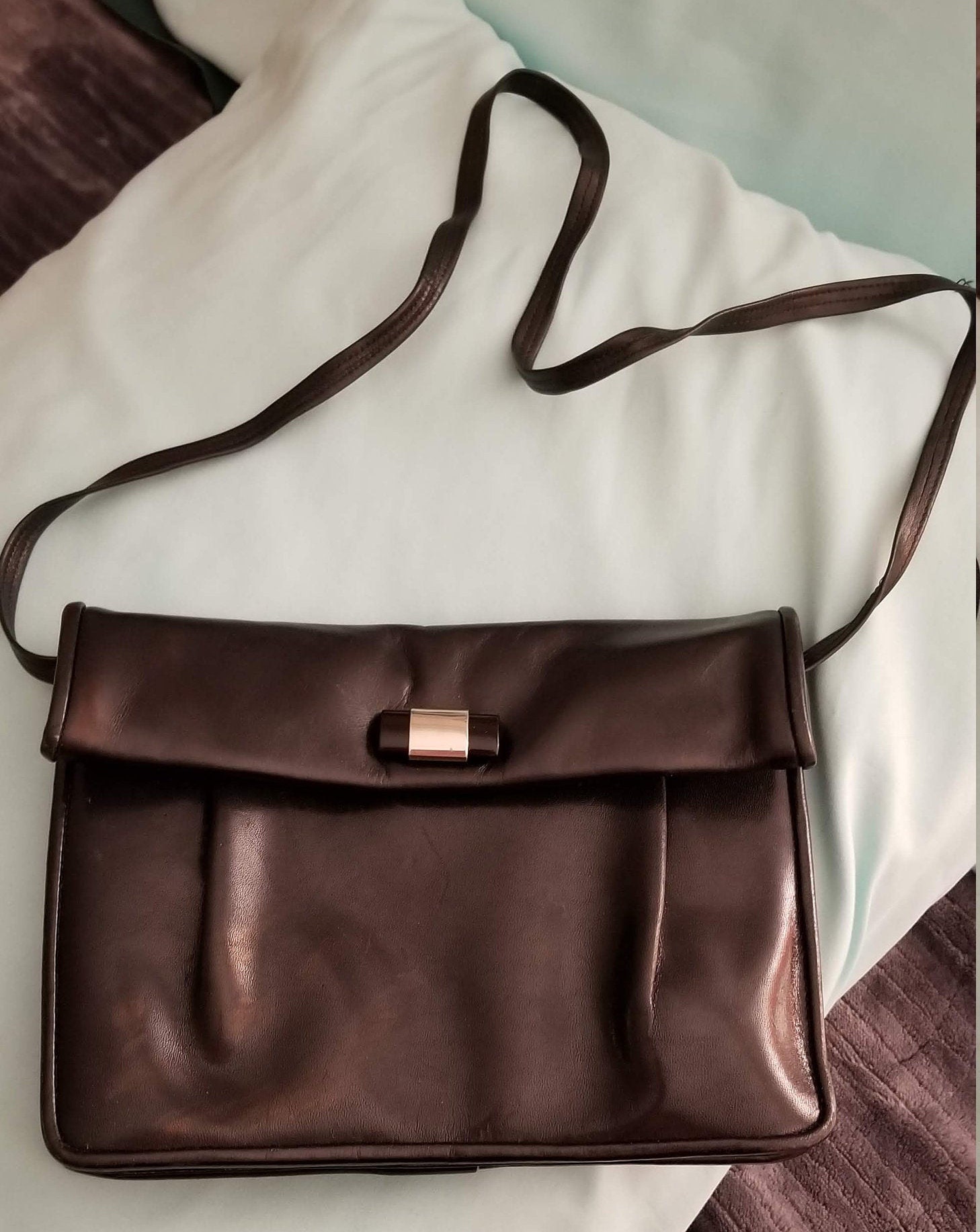 VTG Leather Purse by Myers-leather Shoulder Purse;myers Handbags ...