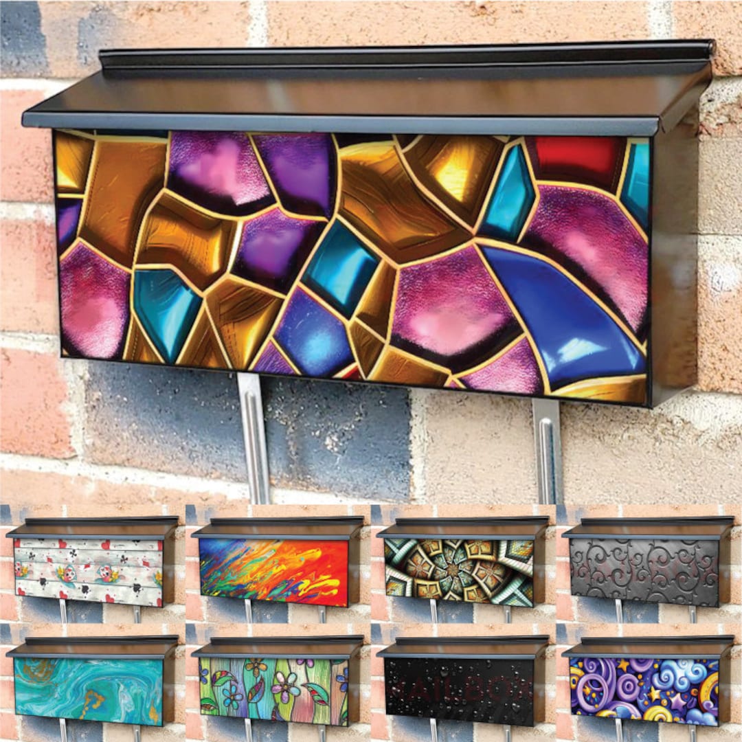 Miscelleneous Townhouse Magnetic Mailbox Cover for Wall Mounted Ranch ...