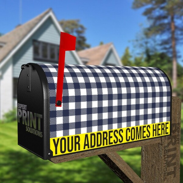 Buffalo Plaid Mailbox Cover - Etsy