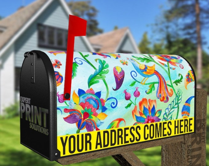 Proud Peacock High Resolution Magnetic Mailbox Cover W/free Shipping ...