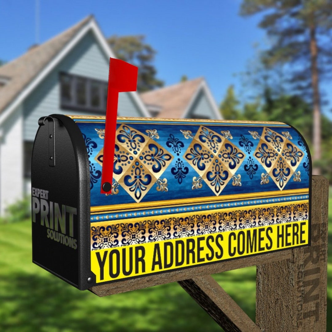 Beautiful Ethnic Native Boho Design Decorative Curbside Farm Mailbox ...