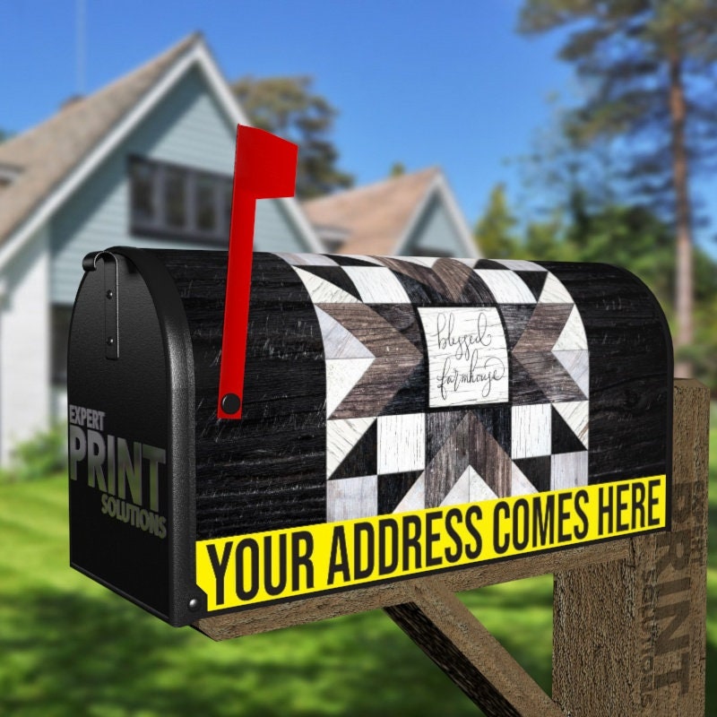 Mailbox Barn Quilt - Etsy