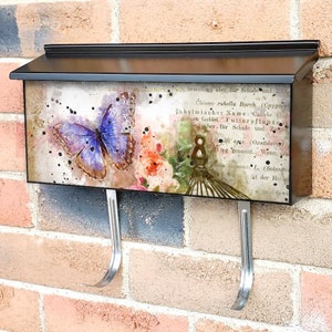 Vintage Townhouse Magnetic Mailbox Cover for Wall Mounted Ranch ...