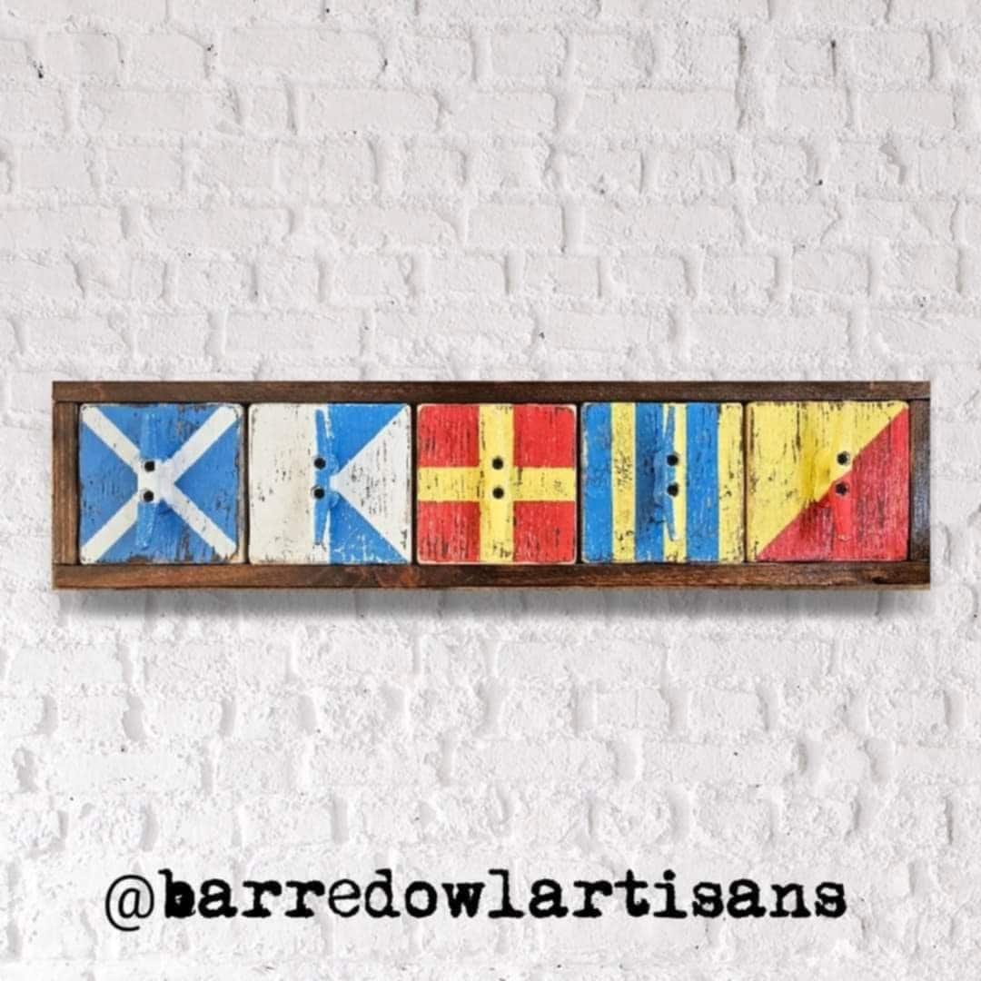 Nautical Sign/coat Rack - Etsy