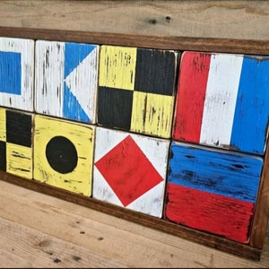 Nautical Sign/coat Rack - Etsy