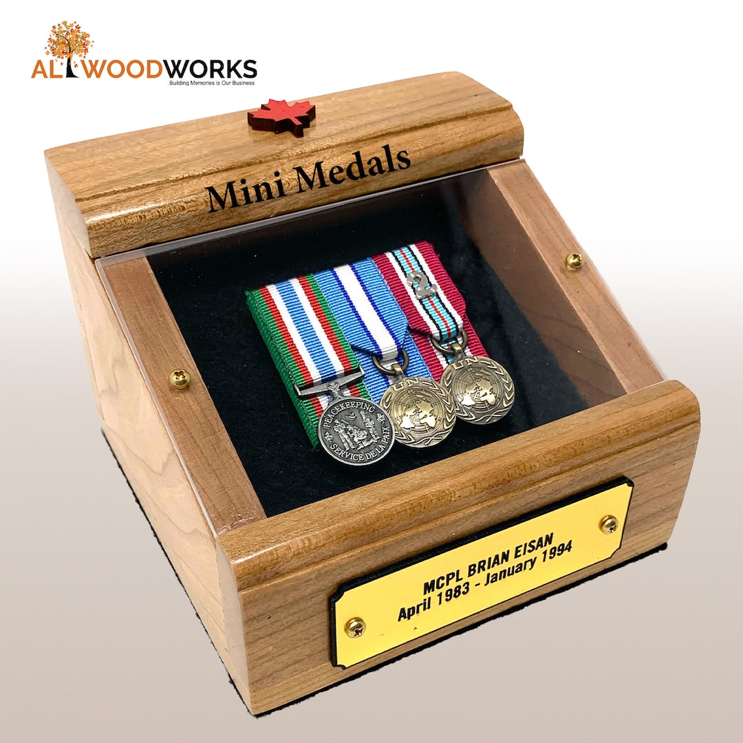 The Mini Medals - Shadow Box - Etsy
