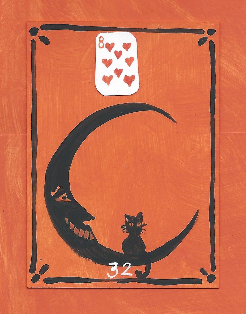 Haunted Lenormand Oracle Deck - Etsy