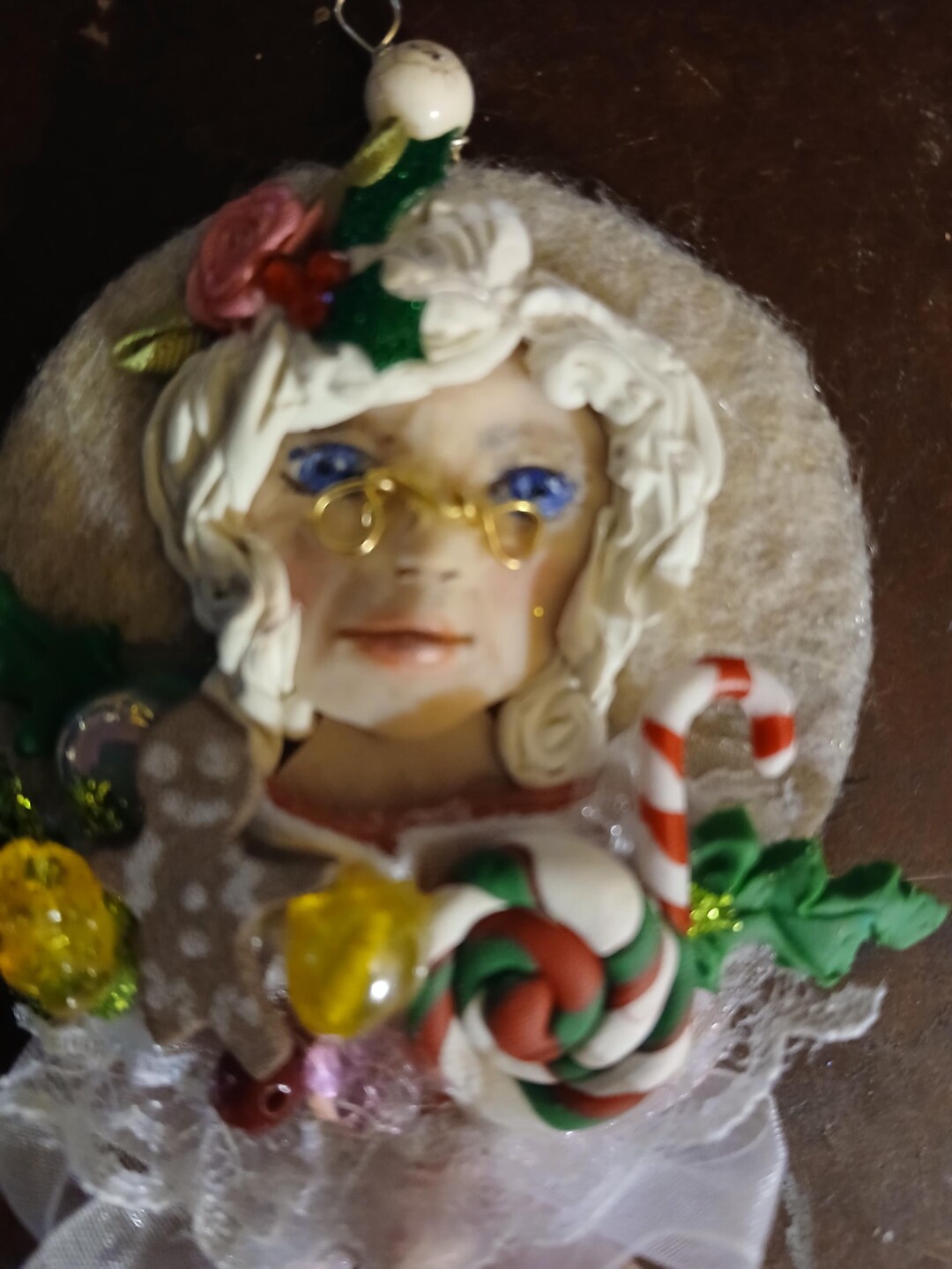 Christmas Yule Mrs. Claus Santa Ornament - Etsy
