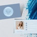 Printable Business Card Template, Blue Business Card Template, Instant ...