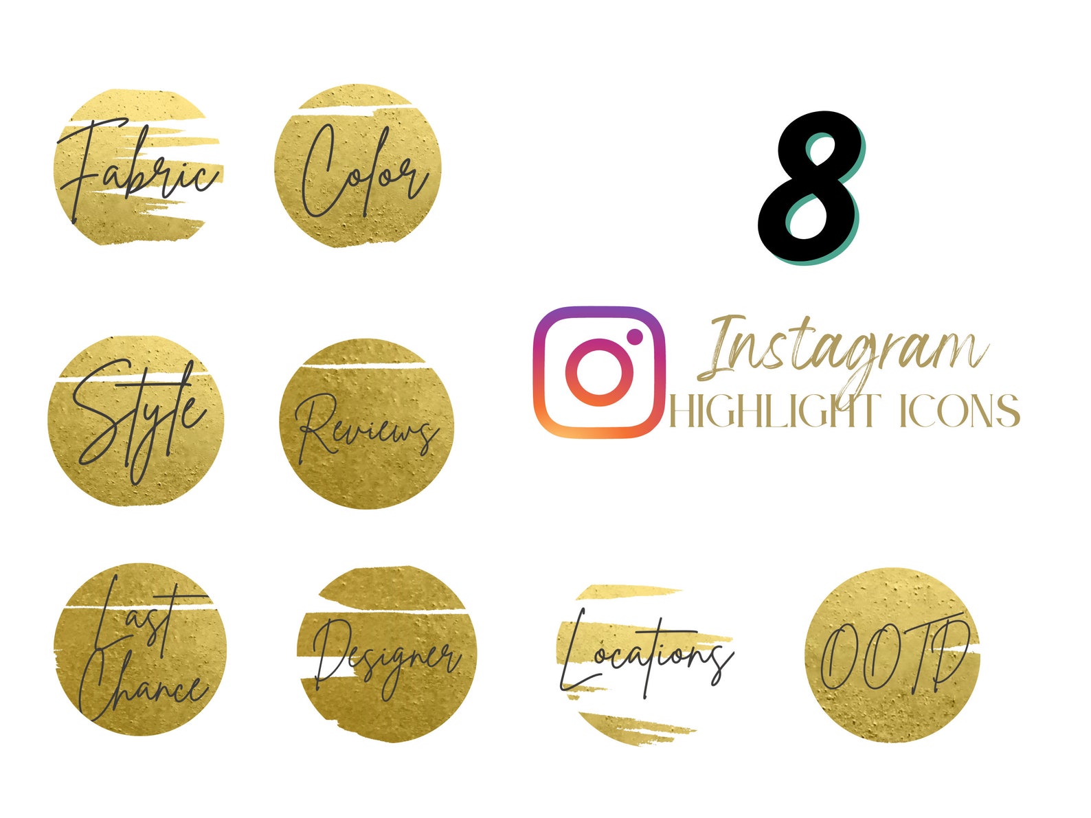 Gold Brand Kit Template | Canva Brand Kit Template | Mini Brand Board ...