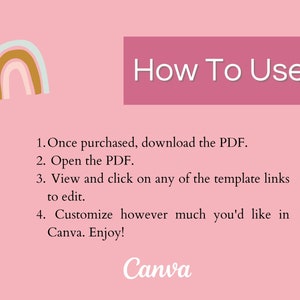 Pink Brand Kit Template | Canva Brand Kit Template | Mini Brand Board ...