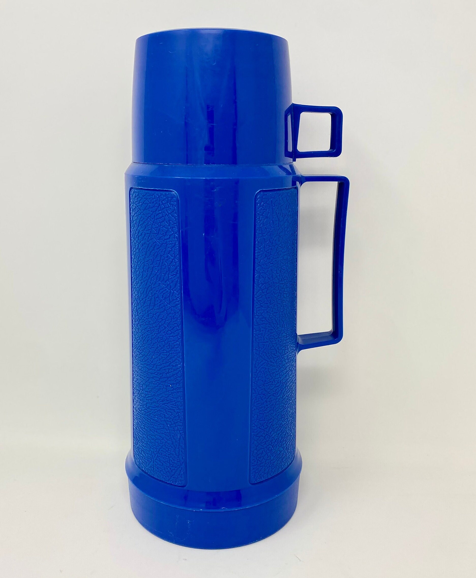 Vintage King Seeley Large Blue Thermos Camping Hiking Quart - Etsy