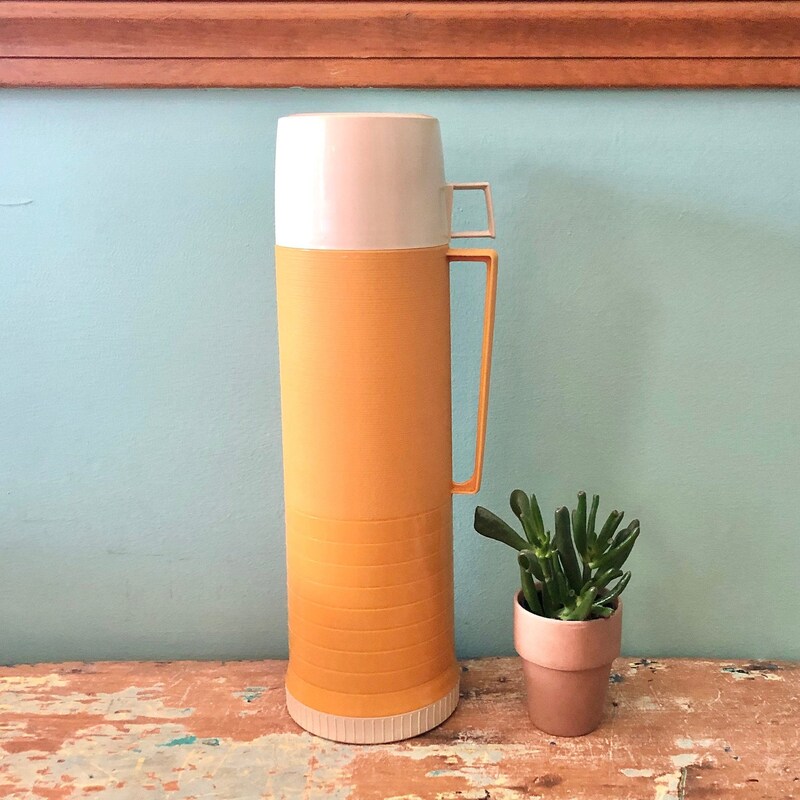 Yellow Thermos - Etsy