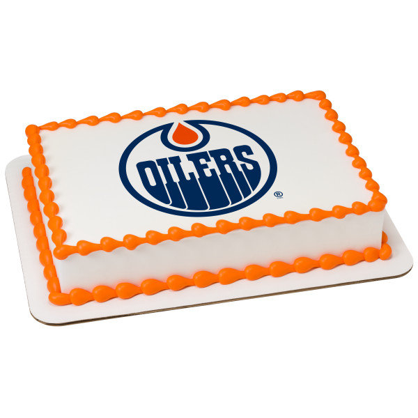 Edmonton Oilers Edible Image /Edmonton Oilers Cake Topper / | Etsy
