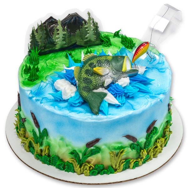 Fish Cake Topper - Etsy