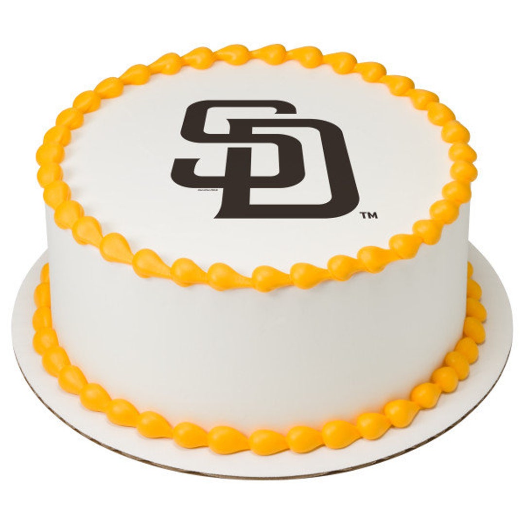 San Diego Padres Edible Image / Padres Baseball Cake Topper / MLB ...