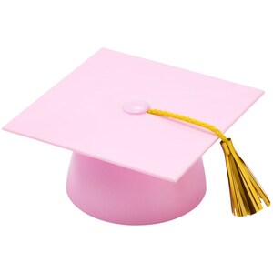 Pink Graduation Cap Cake Topper Kit/ Graduation Cap, Lay-on Cake Topper ...