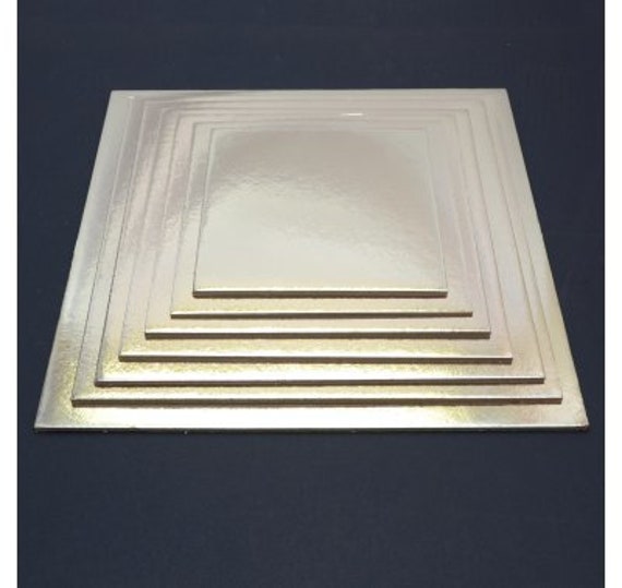 16 Inch Square Coated Cake Pad/ Cardboard/ 10 Count/ 1/4 Inch - Etsy