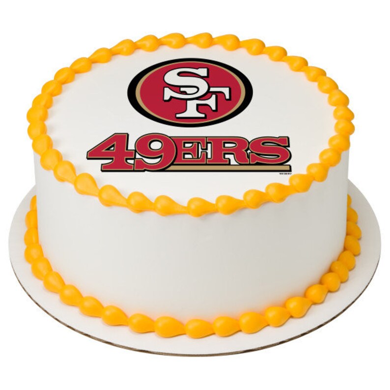San Francisco 49ers Edible Image/san Francisco 49ers Cake | Etsy
