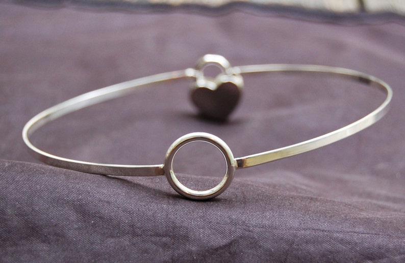 Discreet Eternity Solid 925 Sterling Silver Neck Cuff w | Etsy