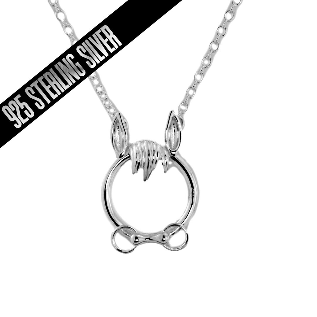 24/7 Wear Pony Horse Pet Locking BDSM O Ring 925 Sterling Silver ...