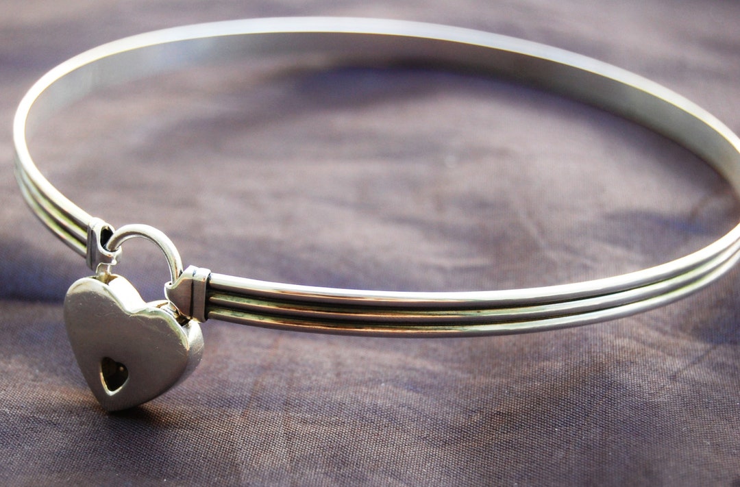 Solid 925 Sterling Silver Neck Cuff Neckwire Locking BDSM Slave Bondage ...