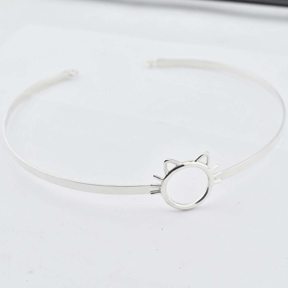 Elegant Kitten Kitty Cat o Ring Solid 925 Sterling - Etsy Canada