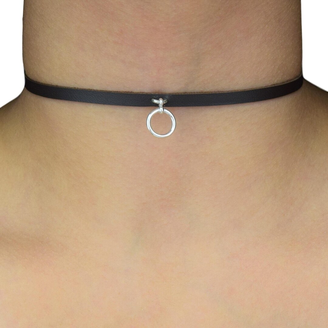 Discreet 925 Micro O Ring High Quality Leather Hypoallergenic 925 ...