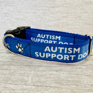 Autism Support Dog - Personalised - Small Dog - Large Dog - Cushioned ...