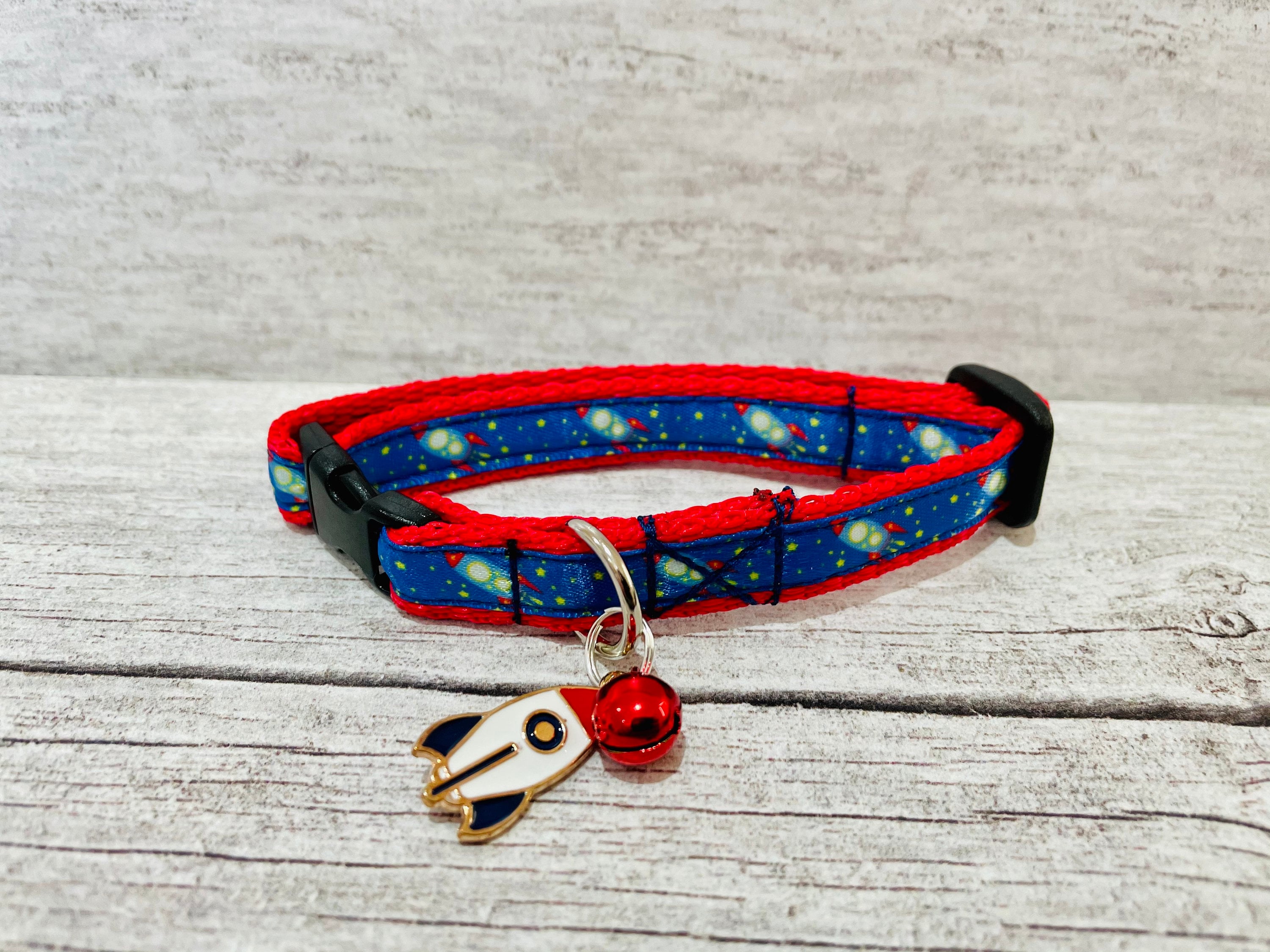 Rocket Space Galaxy Cat Collar Planet Solar System Moon Saturn - Etsy UK