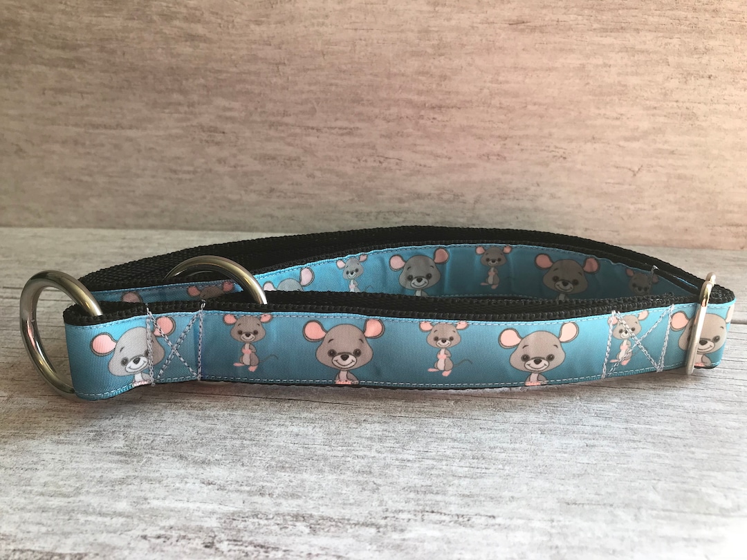 Mouse Print Dog Collar - Cartoon Mice Cute Fun, Quirky Novelty Gift ...