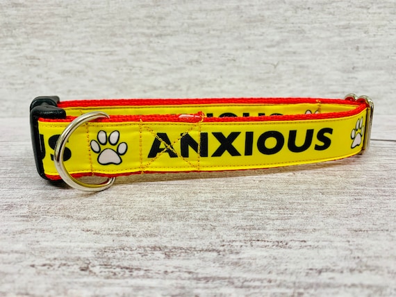 ANXIOUS Dog Collar Alert Collars Keep Away Reactive | Etsy