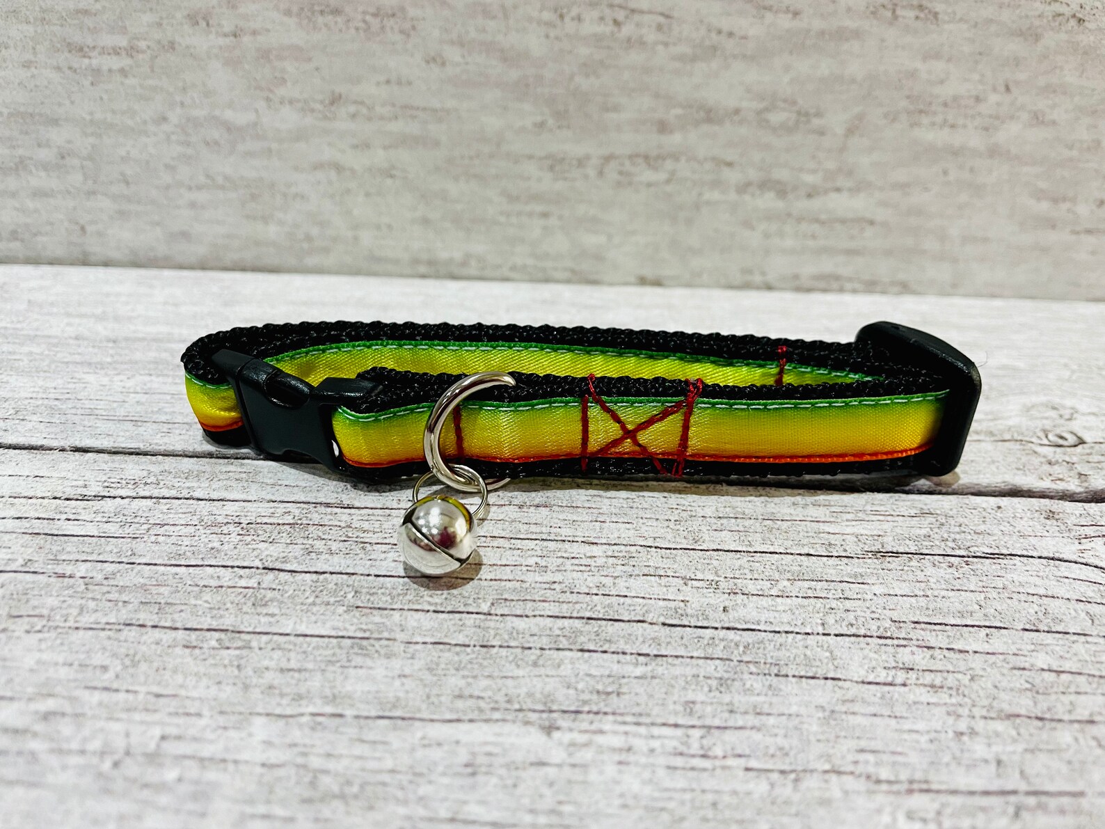Reggae Rasta Inspired Ribbon Kitten Cat Puppy Small Dog Collar - Etsy UK