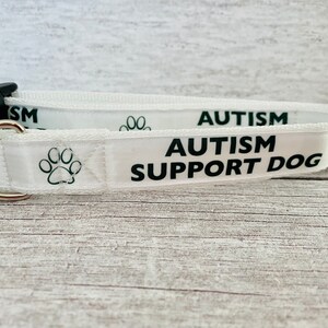 Autism Support Dog - Personalised - Small Dog - Large Dog - Cushioned ...