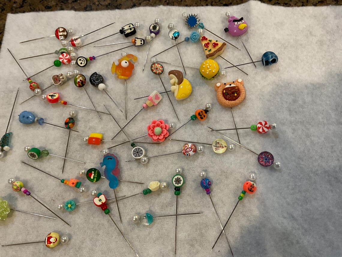 Grab Bag of TWO Decorative Counting Pins - Etsy