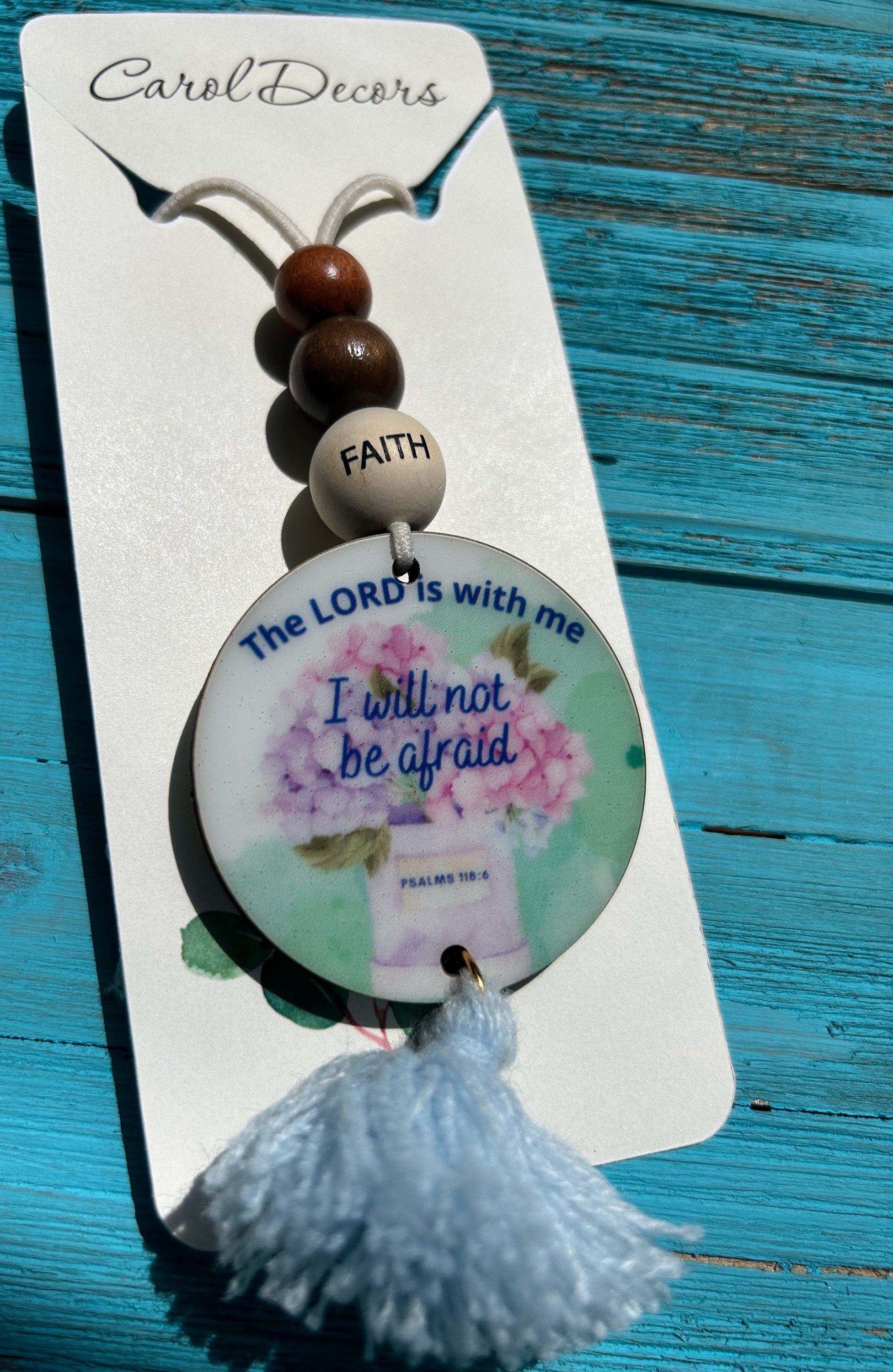 Christian Car Charm/faith Christian Car Accessories/bible Verse Car ...