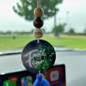 Christian Car Charm/faith Christian Car Accessories/bible Verse Car ...