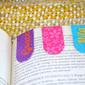Custom Magnetic Bookmarks Set of 3 Custom Bookmarks Page Markers ...