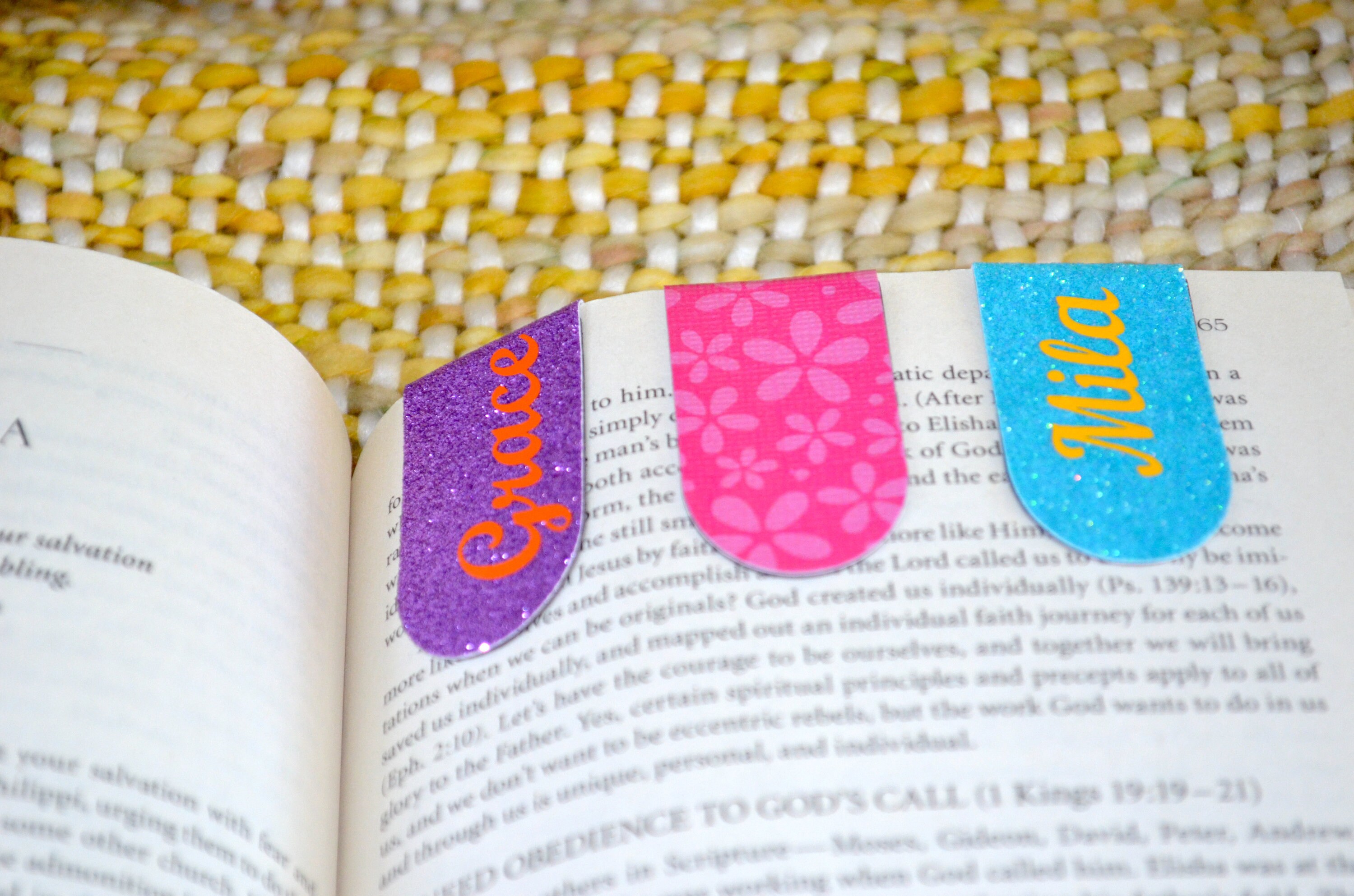 Custom Magnetic Bookmarks Set of 3 Custom Bookmarks Page Markers ...
