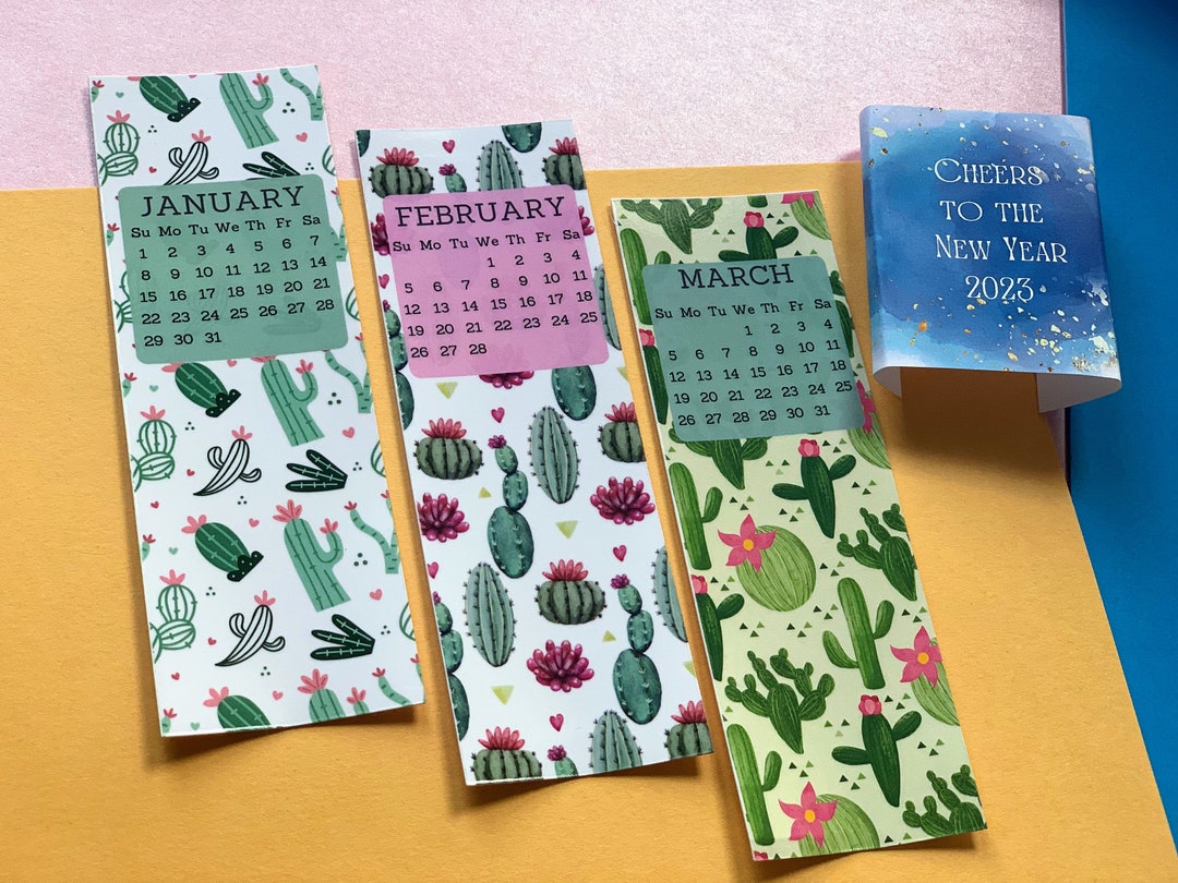 2023 Calendar Bookmark/calendar Bookmark/new Year Gift Teen Bible ...