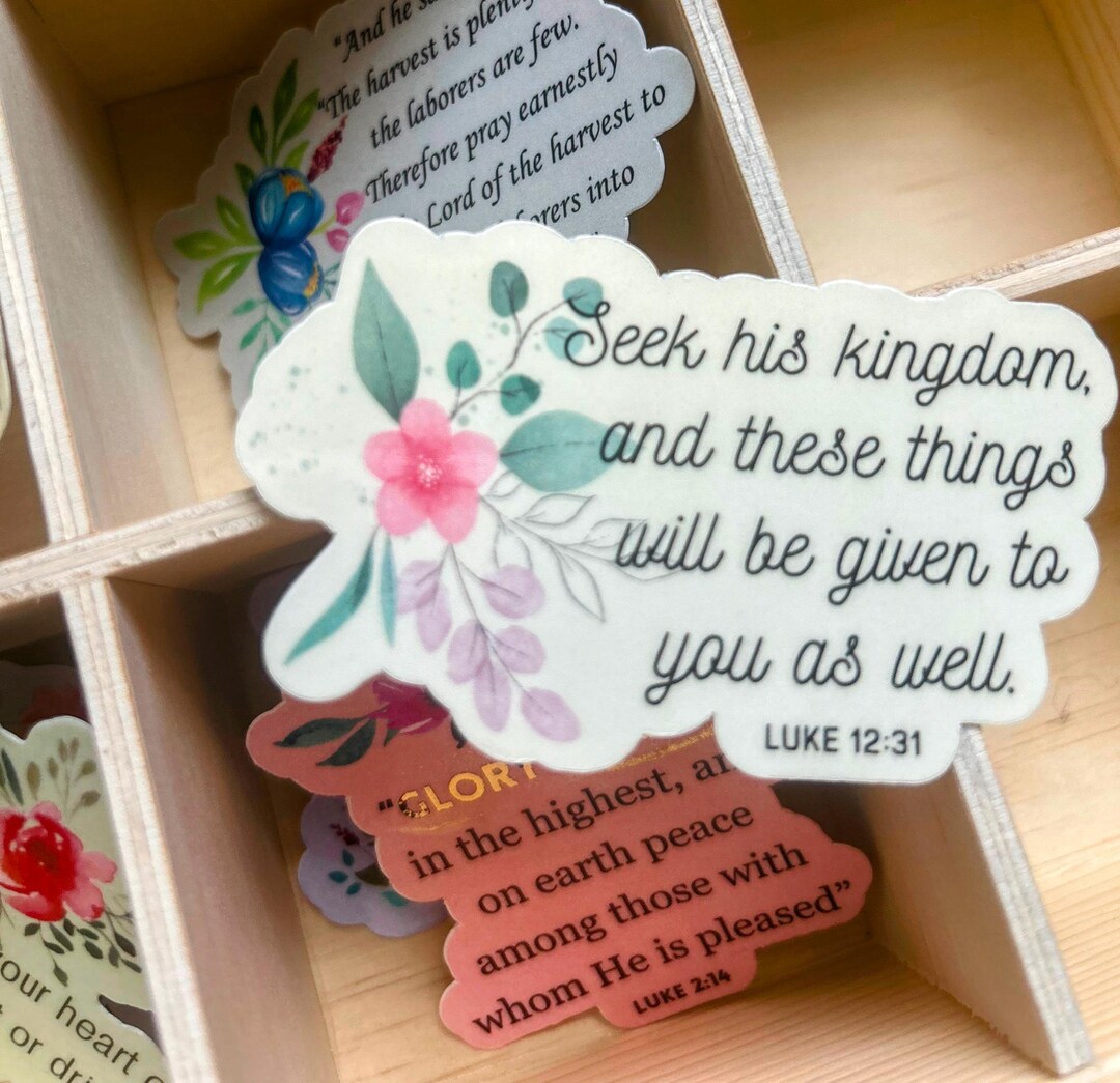 Luke Bible Study Stickers/luke Bible Study Journaling Stickers/luke ...