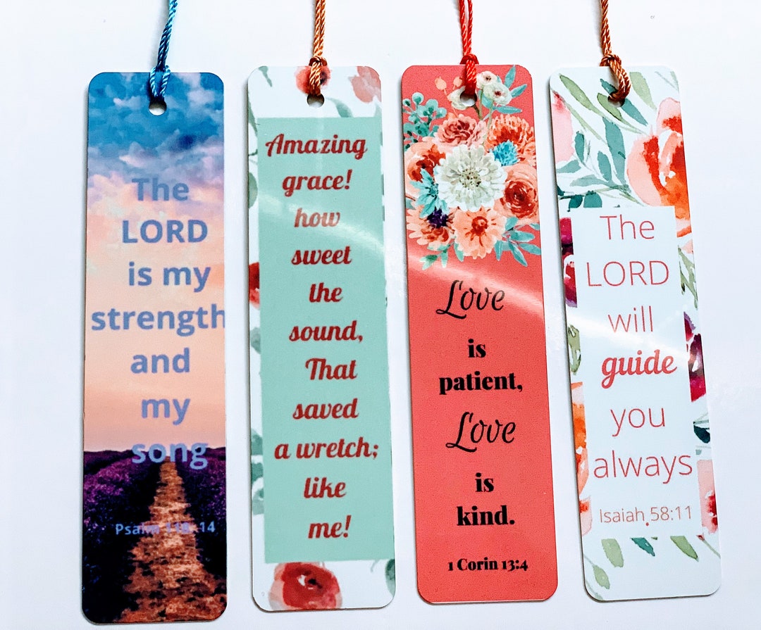 Bible Bookmark/christian Bookmark/bookmarks for Teen Bible Readers ...
