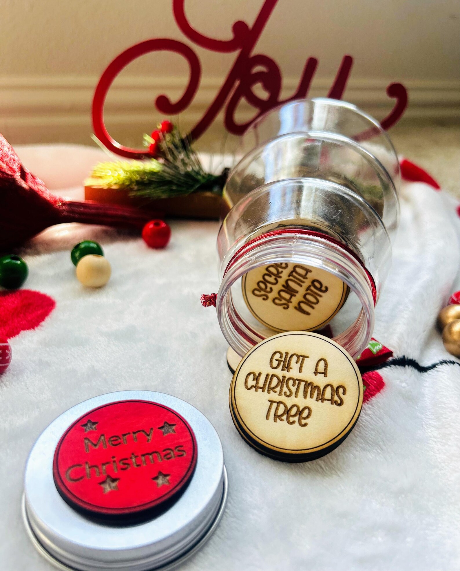 Christmas Activity Tokens for Family/wooden Christmas Kids Bucket List ...