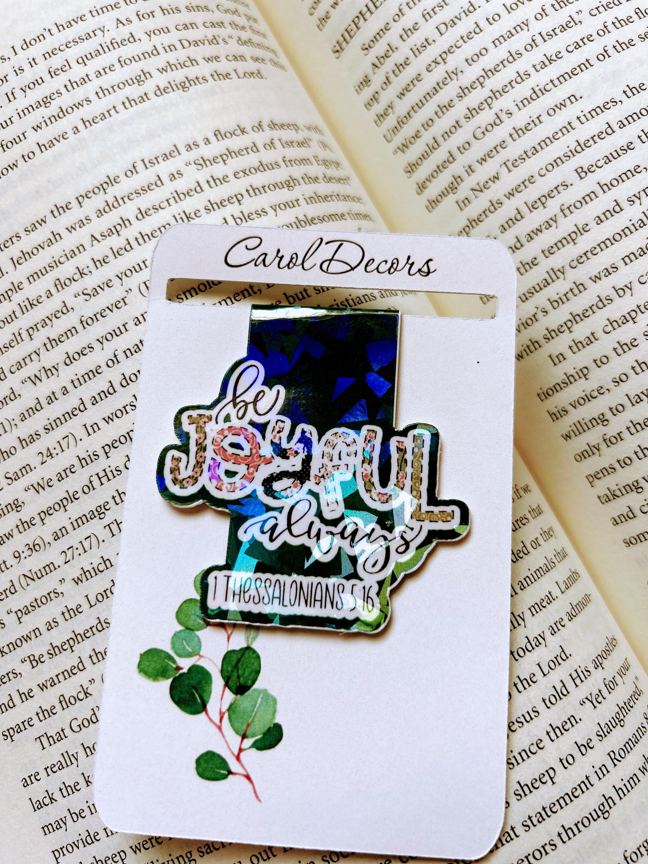 Faith Gift/faith Bookmark/ Bible Verse Magnetic Bookmark/christian ...