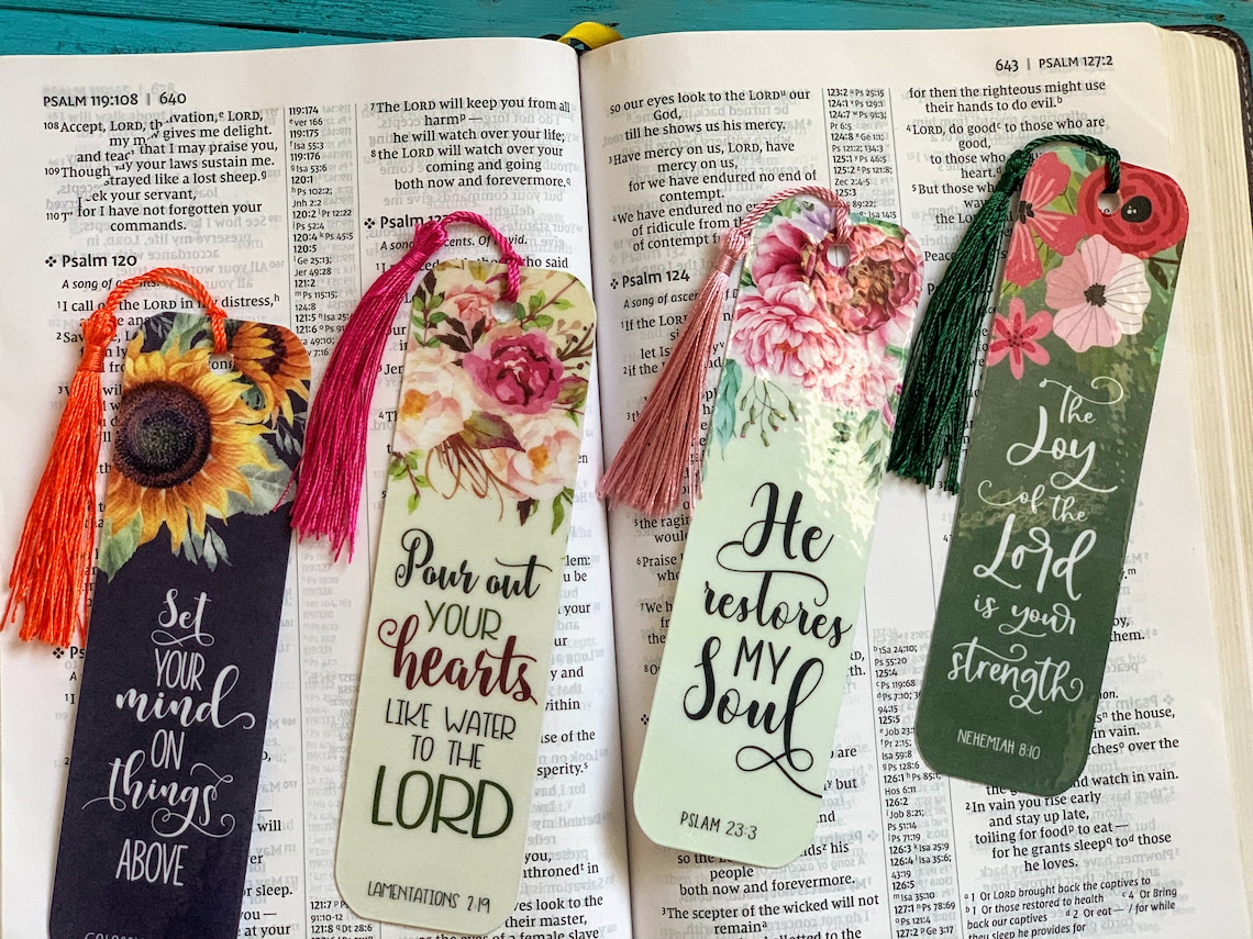 Bible Bookmark/christian Bookmark/bookmarks for Teen Bible Readers ...