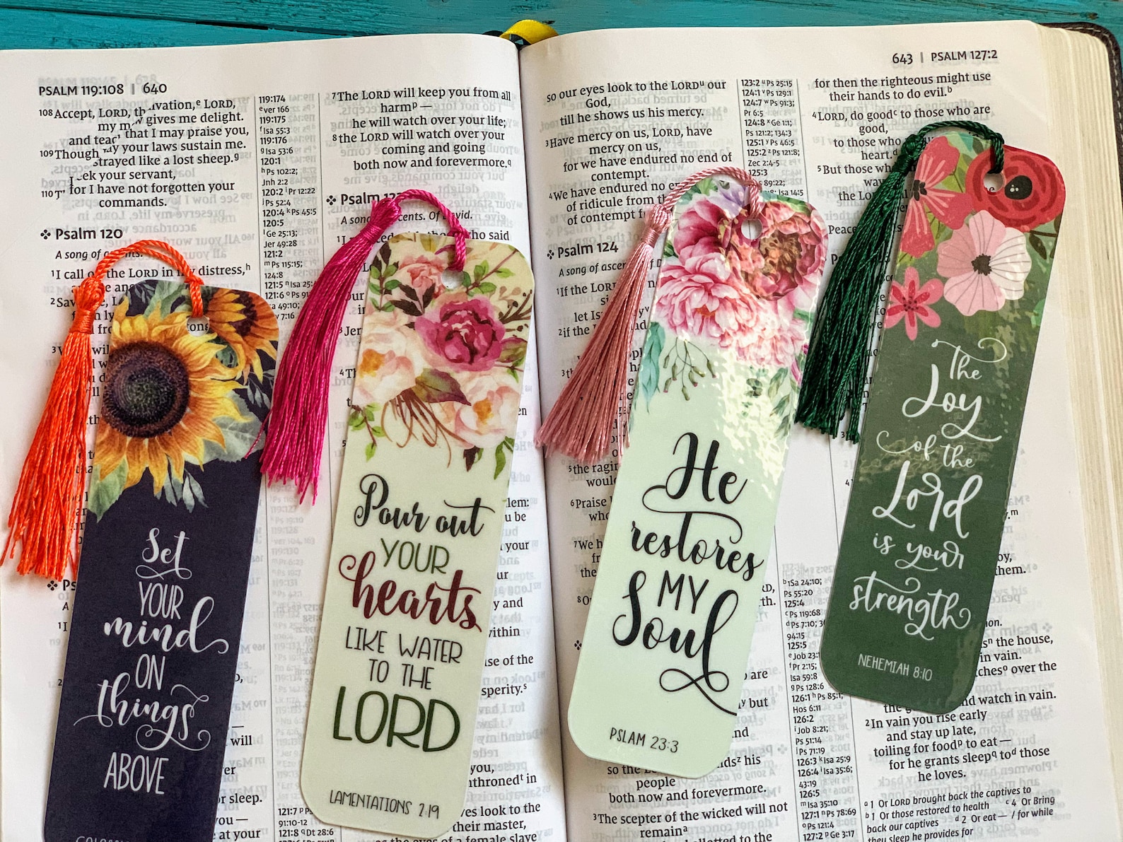 Bible Bookmark/christian Bookmark/bookmarks for Teen Bible Readers ...