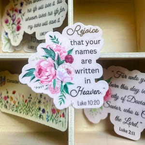 Luke Bible Study Stickers/luke Bible Study Journaling Stickers/luke ...