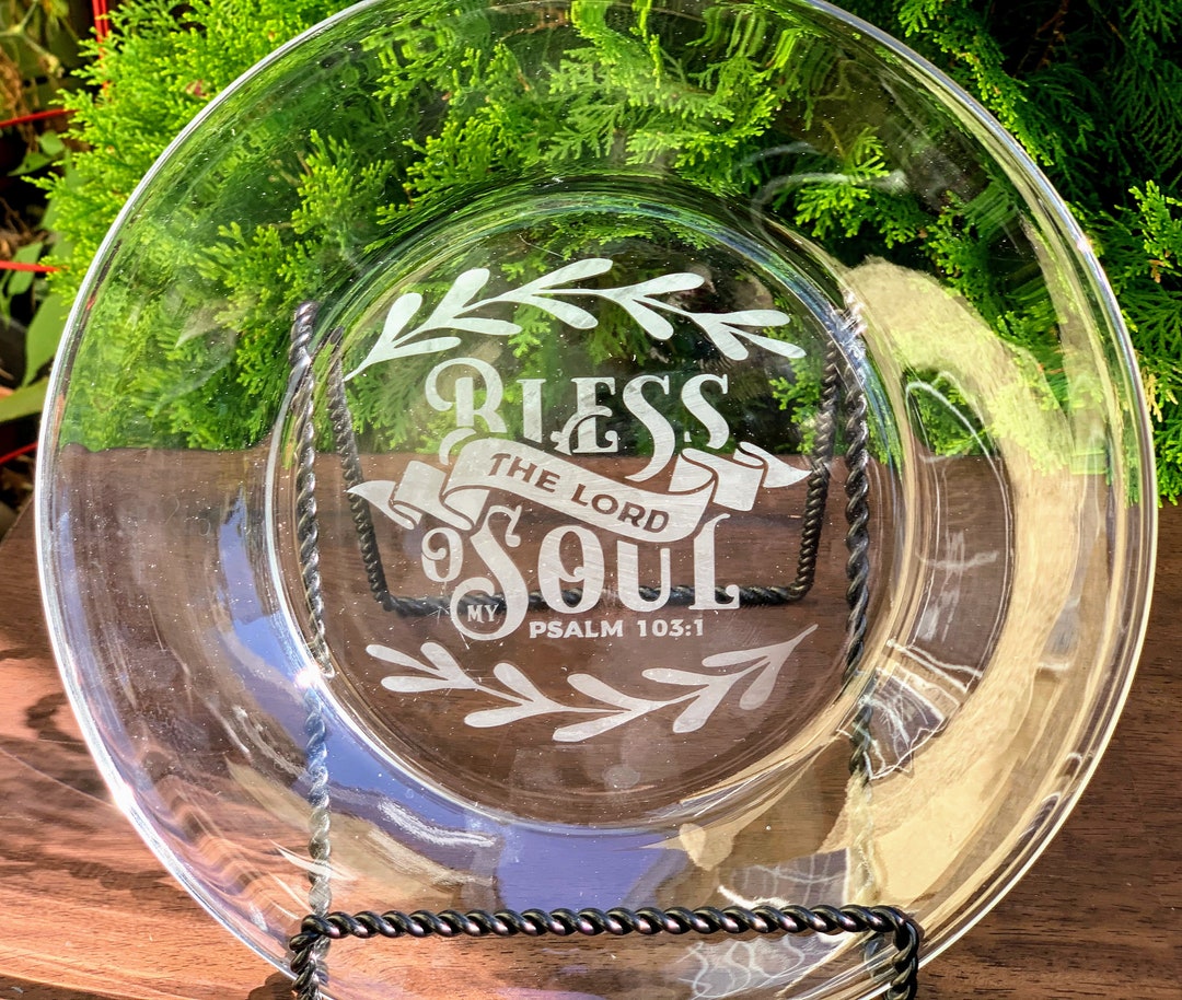 10" Custom Personalized Charger Plate /glass Dinner Plate /anniversary ...
