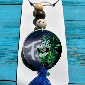 Christian Car Charm/faith Christian Car Accessories/bible Verse Car ...